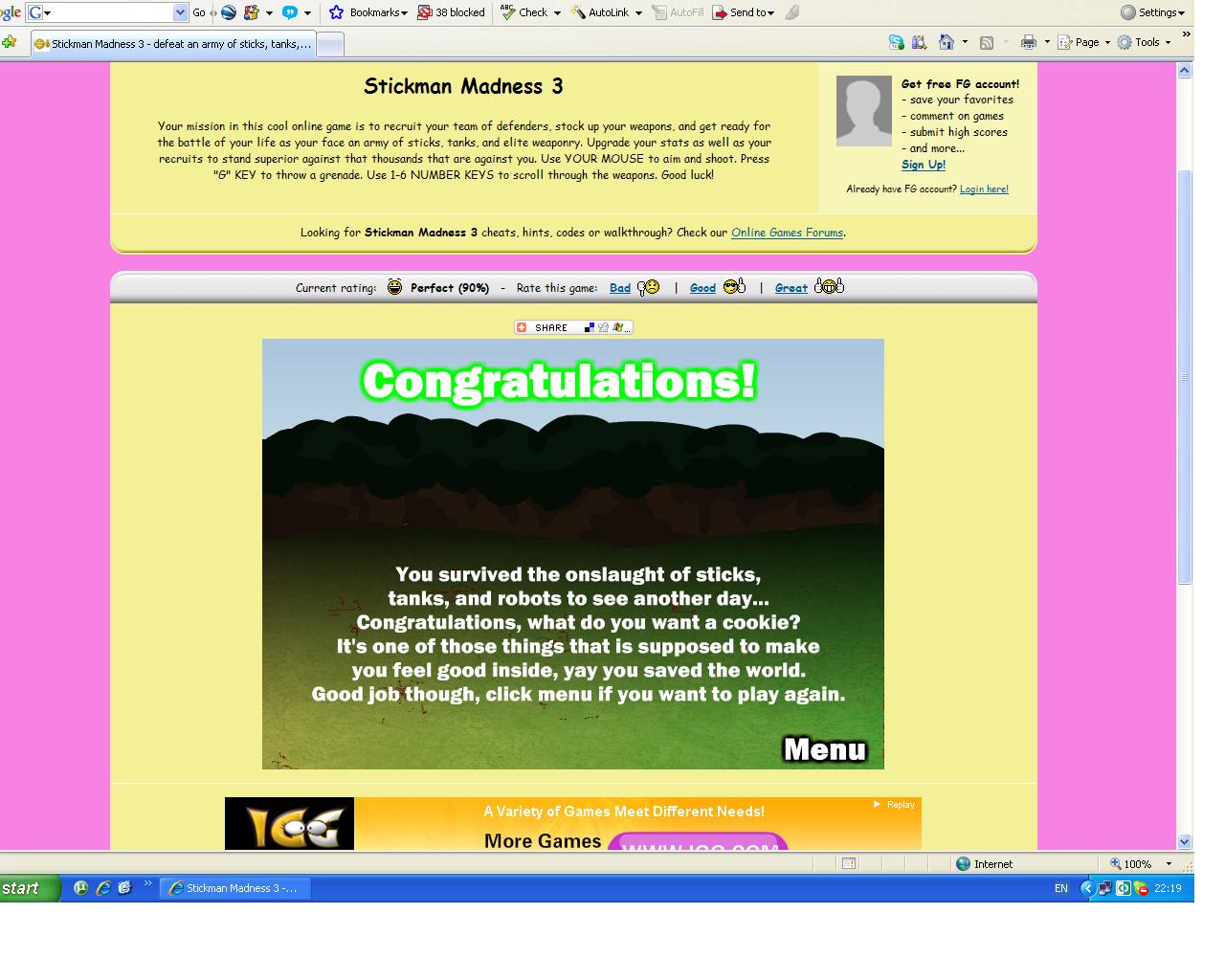 Stickman Madness 3 - defeat an army of sticks, tanks, and elite weaponry