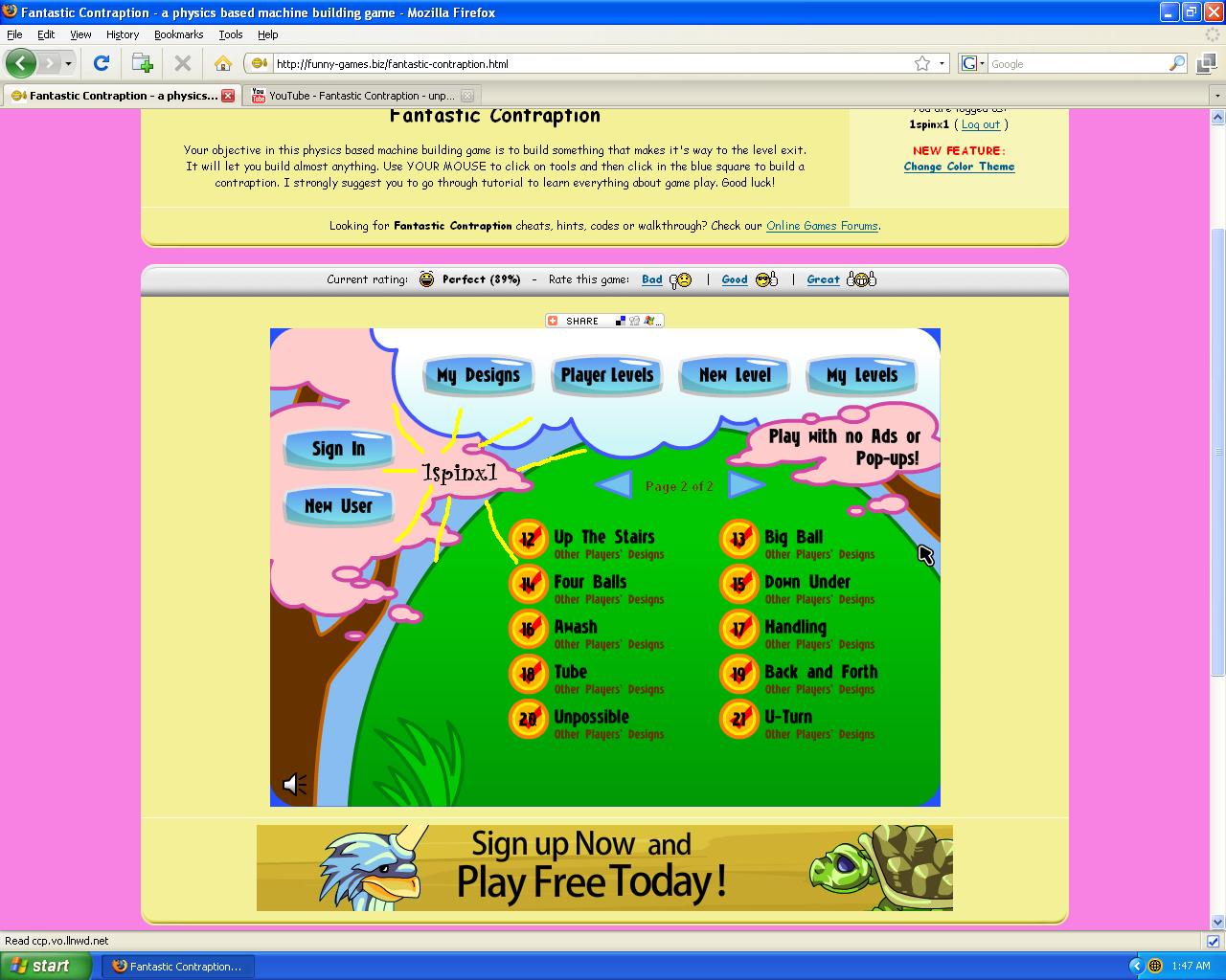 Fantastic Contraption - a physics based machine building game