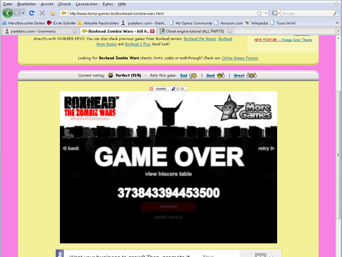 Boxhead Zombie Wars - kill hordes of zombies in this game