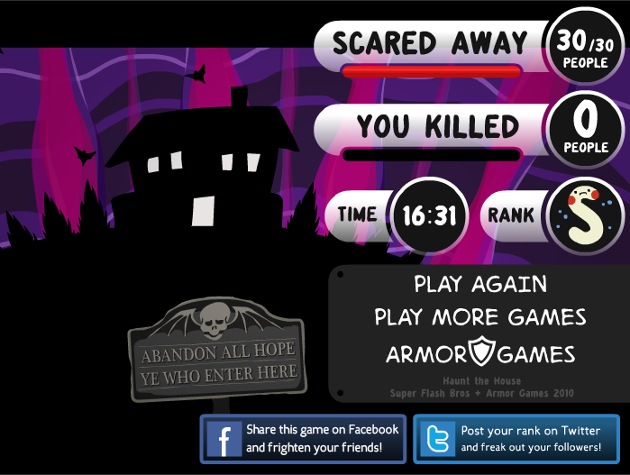 Haunt the House - get them out, get them all out of your house