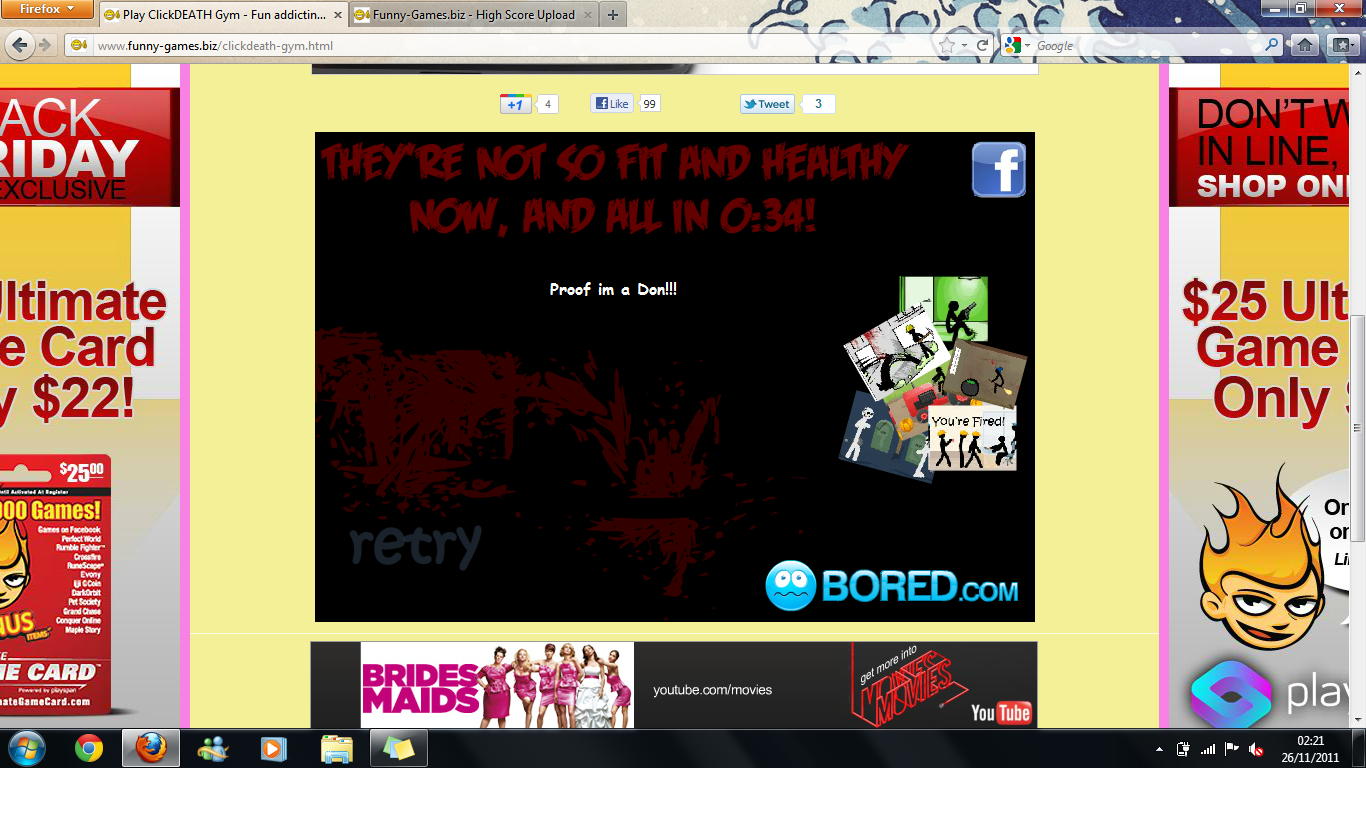 ClickDEATH Gym - Fun addicting point and click kill stickmen physics ...